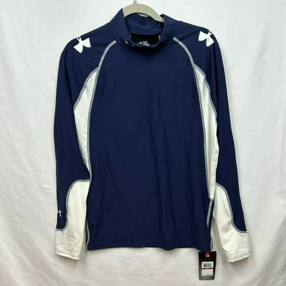 Under Armour | Shirts | New Under Armour Xxl 2xl Blue White Compression ...